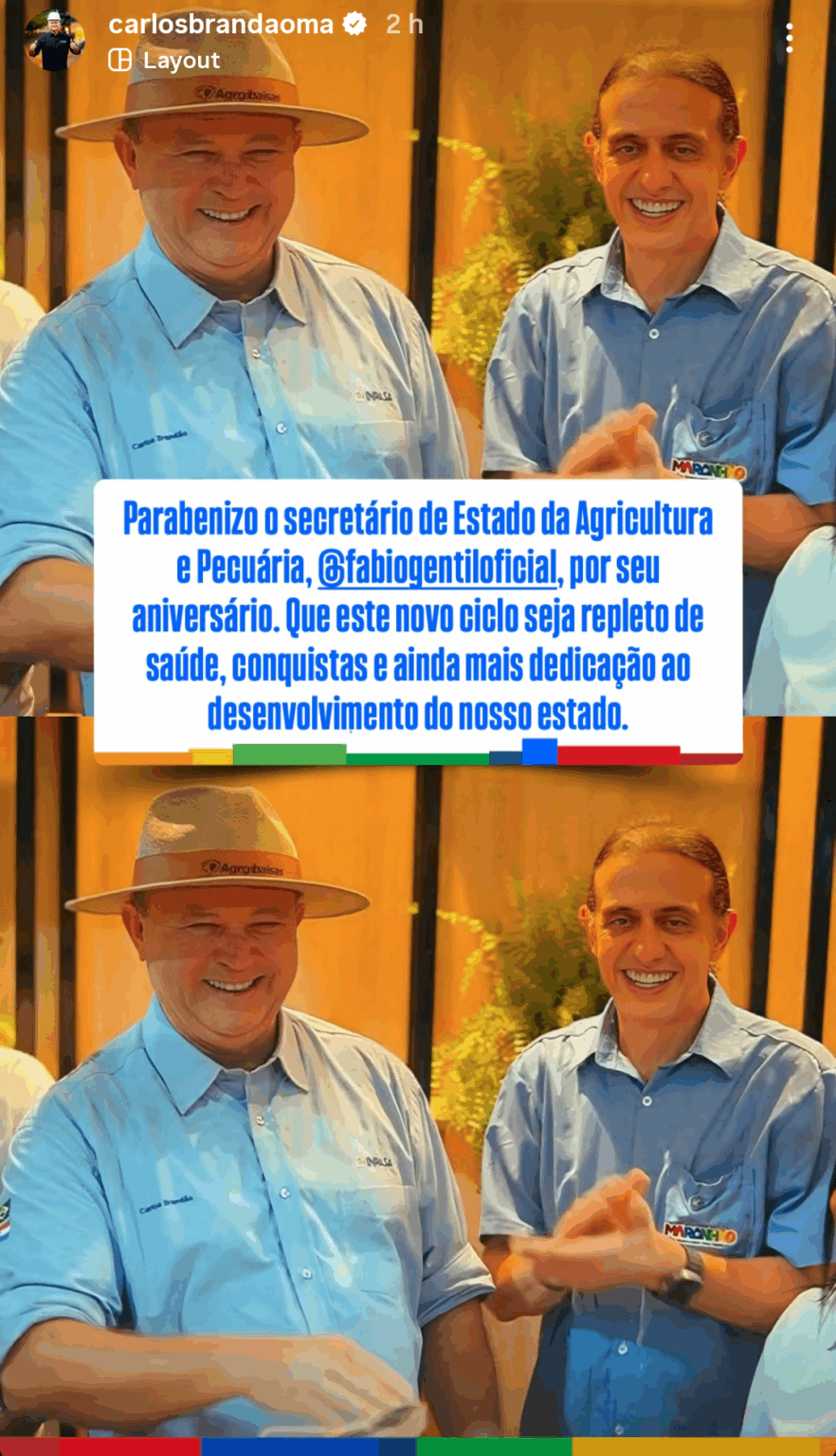 Aniversariante do dia, Fábio Gentil é homenageado por familiares ...